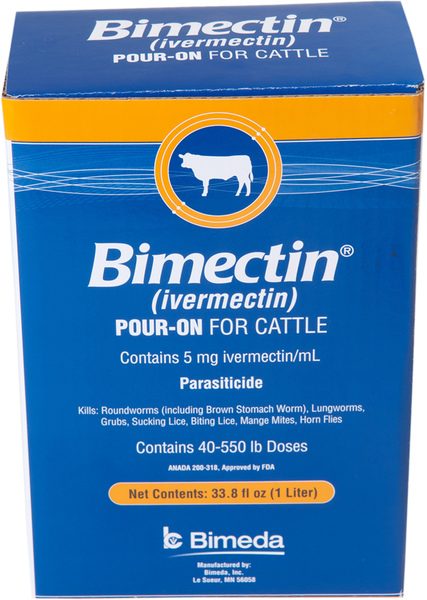 Bimectin Pour-On 1 L | Norsask Veterinary Group